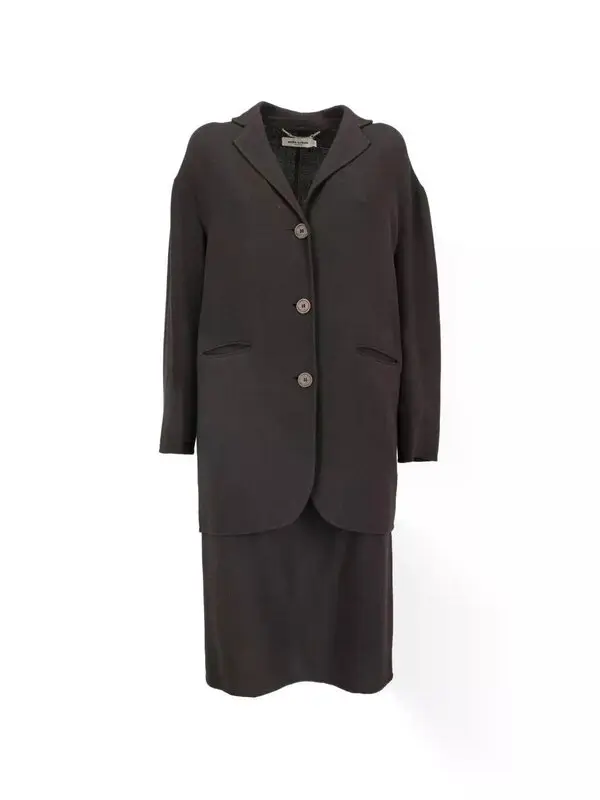 MILA SCHON Button-up Skirt Suit