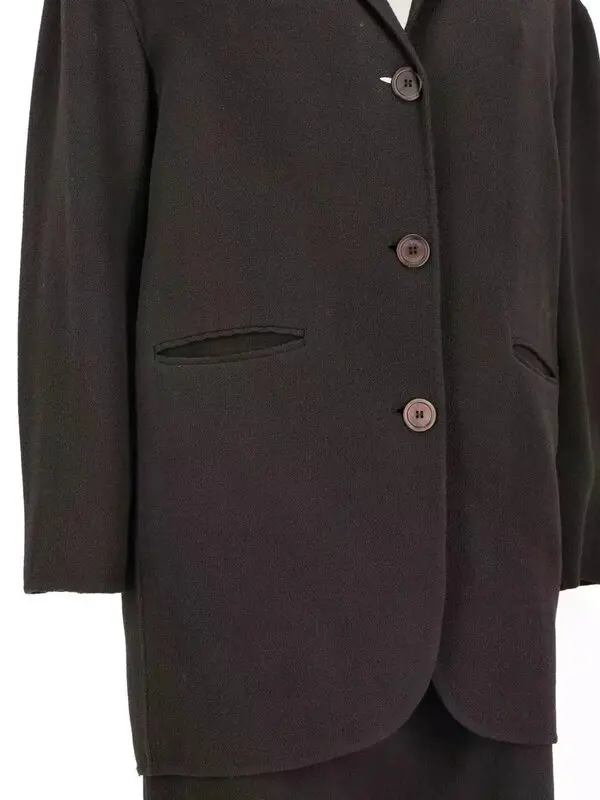 MILA SCHON Button-up Skirt Suit