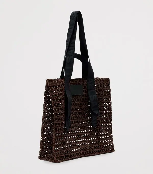 ALLSAINTS Lullah Woven Tote Bag - Brown