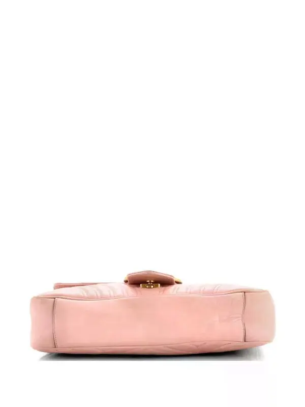 Gucci Matelassé Leather Shoulder Bag - Pink