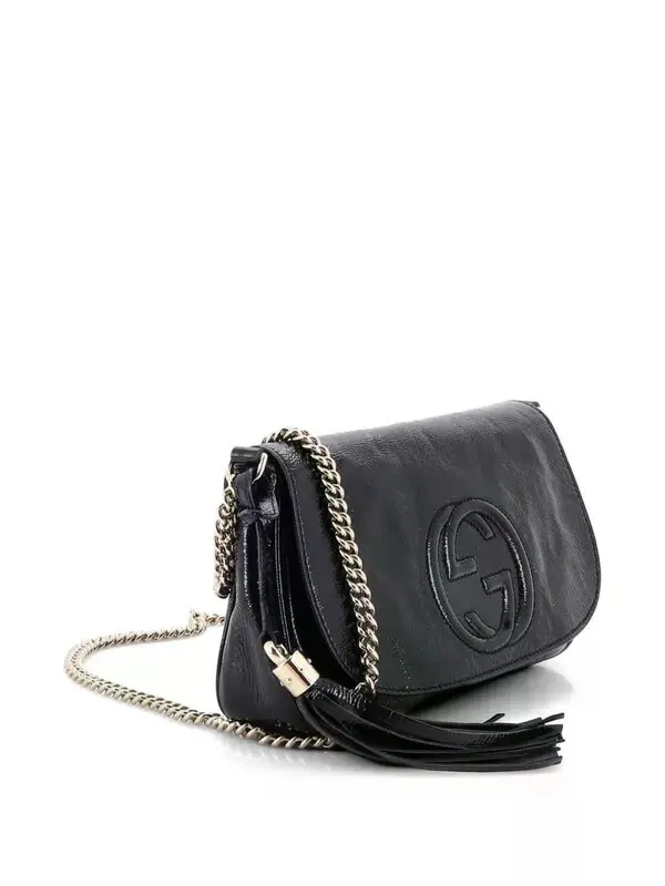 Gucci Soho Chain Patent Medium Crossbody Bag