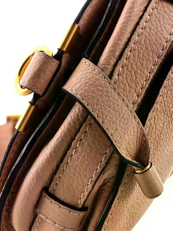 Chloé Marcie Leather Small Crossbody Bag - Neutrals