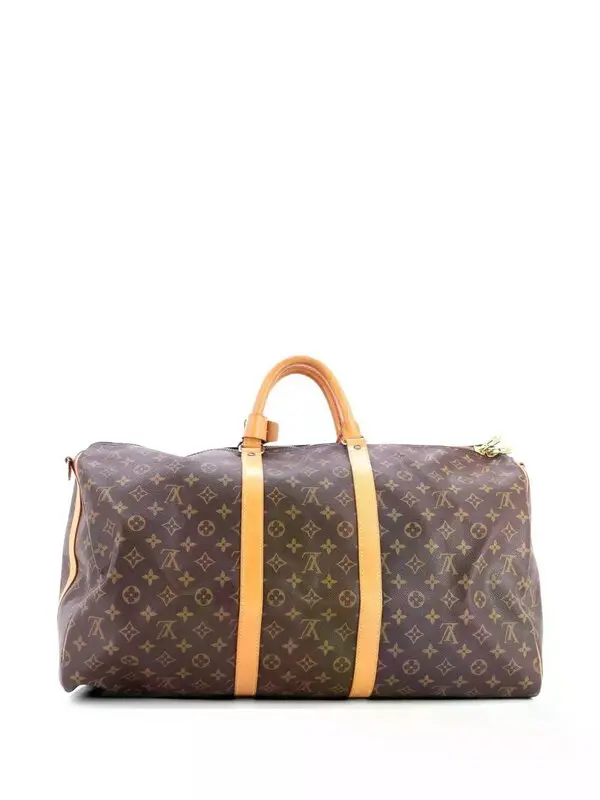 LOUIS VUITTON Keepall Bandouliere Monogram Canvas 55 Travel Bag