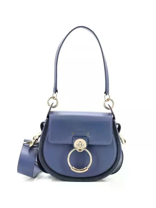 Chloé Tess Small Shoulder Bag - Blue