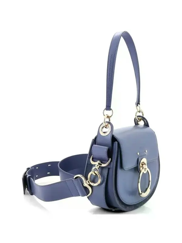 Chloé Tess Small Shoulder Bag - Blue