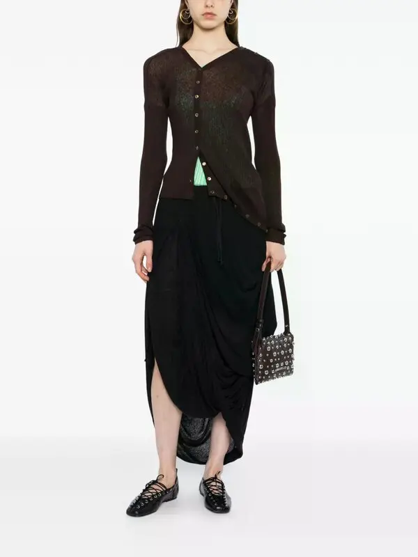 OPEN YY Convertible Draped Cardigan