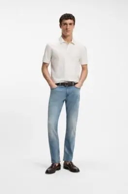 BOSS Delaware Slim-fit Stretch Denim Jeans