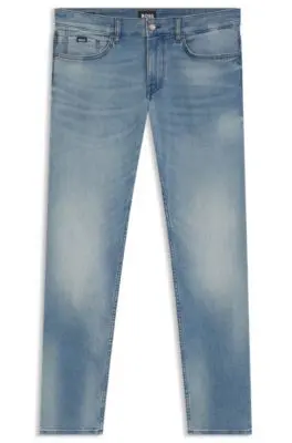 BOSS Delaware Slim-fit Stretch Denim Jeans
