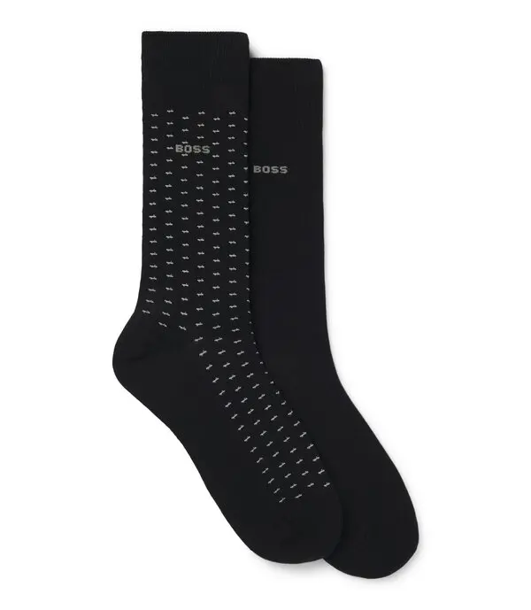 BOSS Two-pack Regular-length Cotton-blend Socks