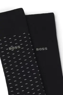 BOSS Two-pack Regular-length Cotton-blend Socks