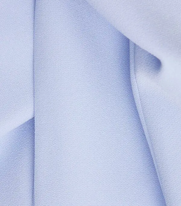 Safiyaa Alexa Flared Crepe Trousers - Blue