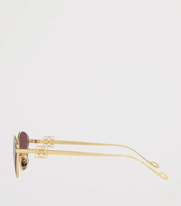 Loewe Anagram Hexagonal Sunglasses