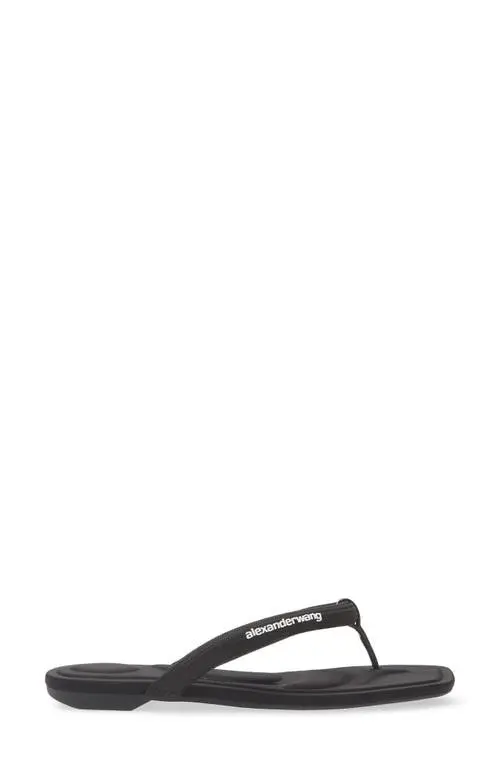 Alexander Wang Jenna Tubular Strap Flip Flop - Black