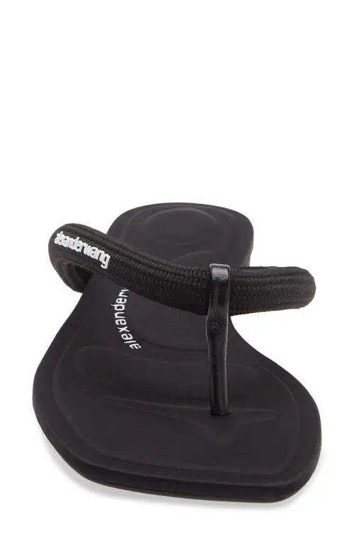 Alexander Wang Jenna Tubular Strap Flip Flop - Black