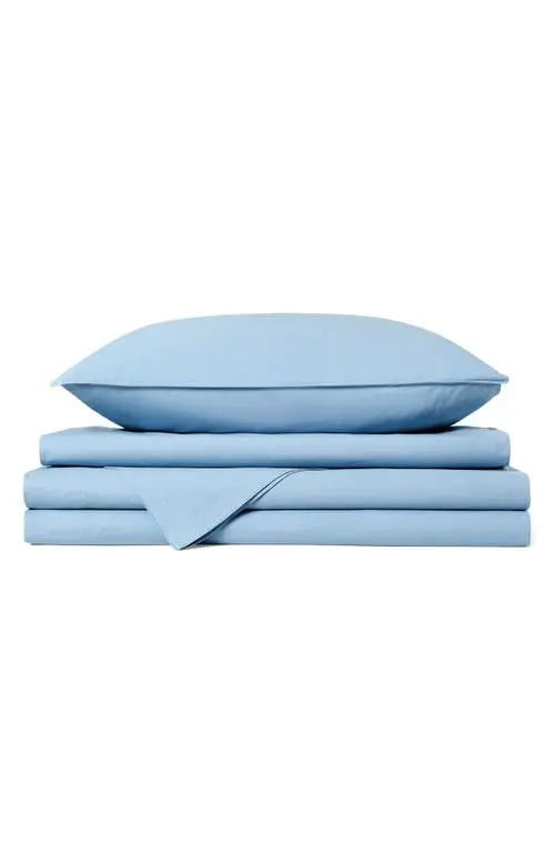 Dkny Vintage Washed Cotton Sheet Set - Blue