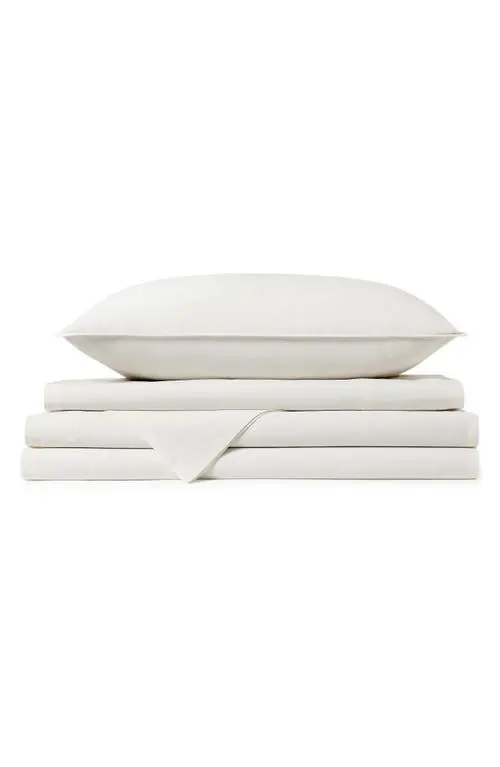 Dkny Vintage Washed Cotton Sheet Set - Ivory