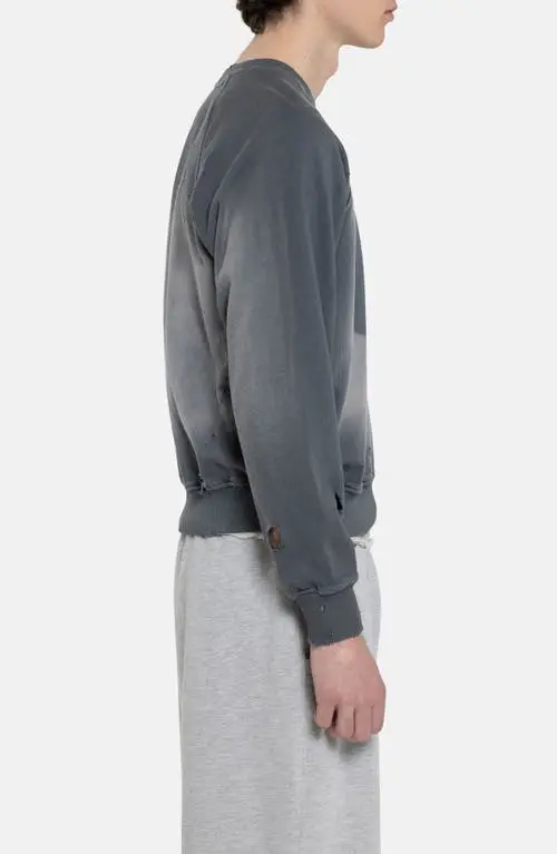 JADED LONDON Distressed Graphic Sweatshirt