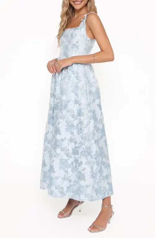 PETAL & PUP Marcelline Floral Brocade Cocktail Dress