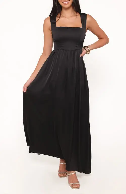PETAL & PUP Elania Maxi Dress - Black