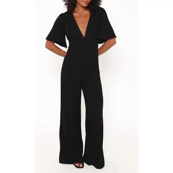 PETAL & PUP Hilda Jumpsuit - Black