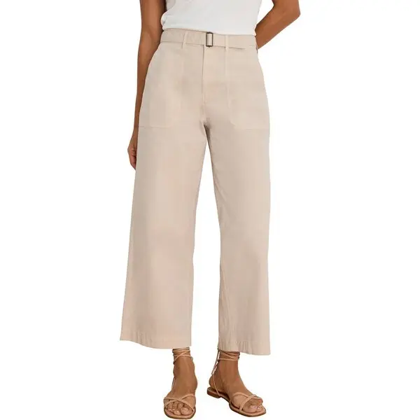 NIC+ZOE Highland Stretch Wide Leg Pants - Macadamia