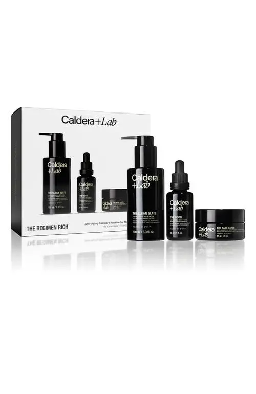 CALDERA + LAB The Regimen Rich Anti-aging Skin Care Set - No Color