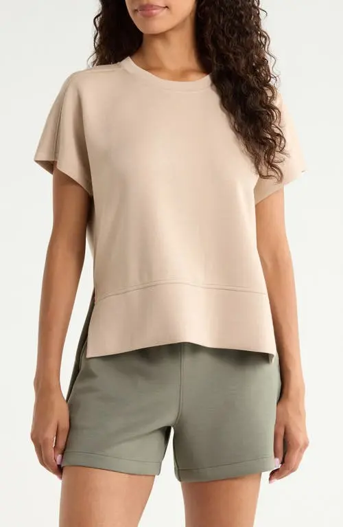 Spanx Air Essentials Crewneck T-shirt - Dune