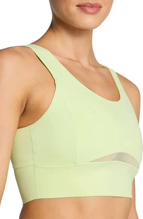 Spanx Meshery Longline Sports Bra - Zest