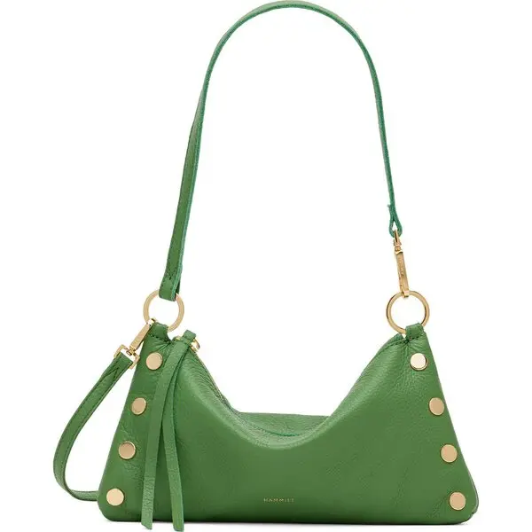 HAMMITT Kyle Leather Shoulder Bag - Dill/gold