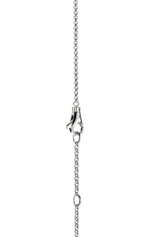 John Hardy Sterling Cross Pendant Necklace - Silver