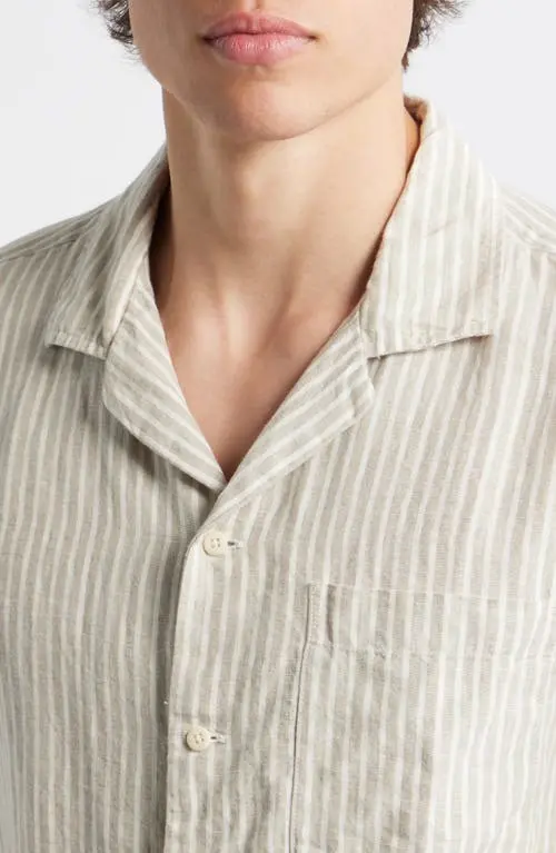 ALEX CRANE Organic Linen Camp Shirt - Saltlines