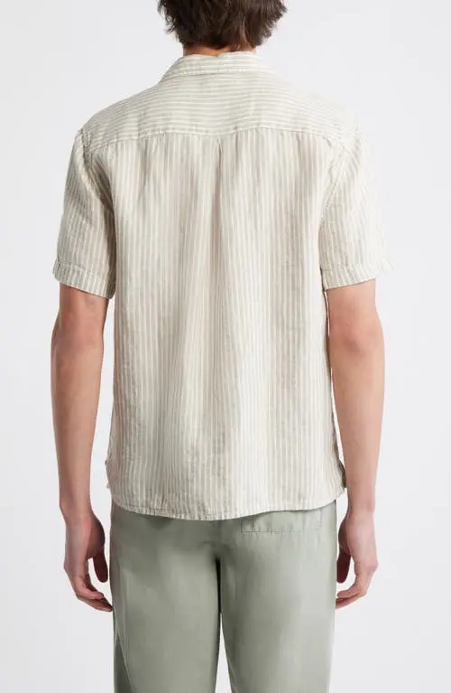 ALEX CRANE Organic Linen Camp Shirt - Saltlines