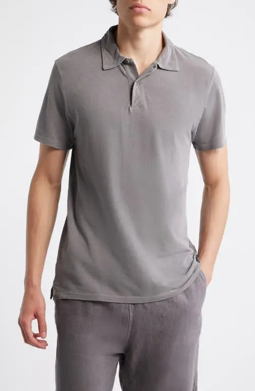 ALEX CRANE Organic Cotton Polo - Silver