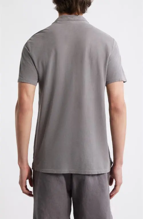 ALEX CRANE Organic Cotton Polo - Silver