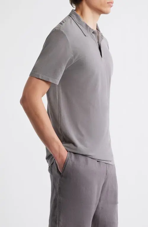 ALEX CRANE Organic Cotton Polo - Silver