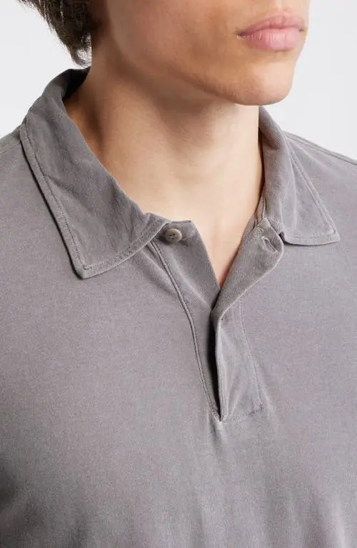ALEX CRANE Organic Cotton Polo - Silver