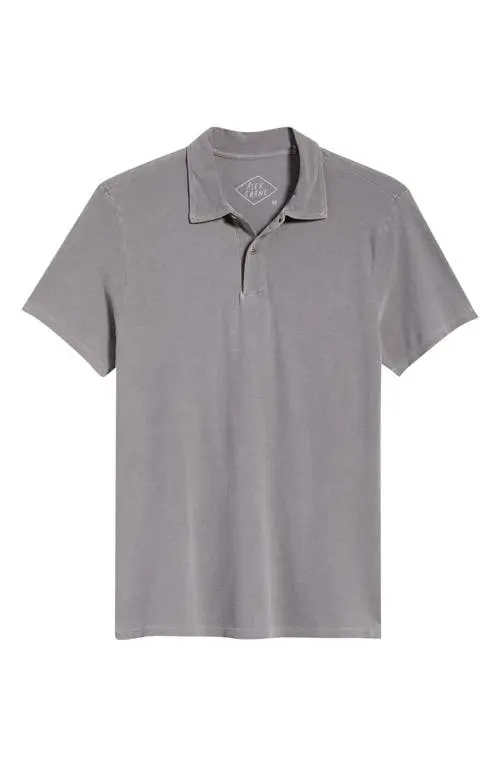 ALEX CRANE Organic Cotton Polo - Silver