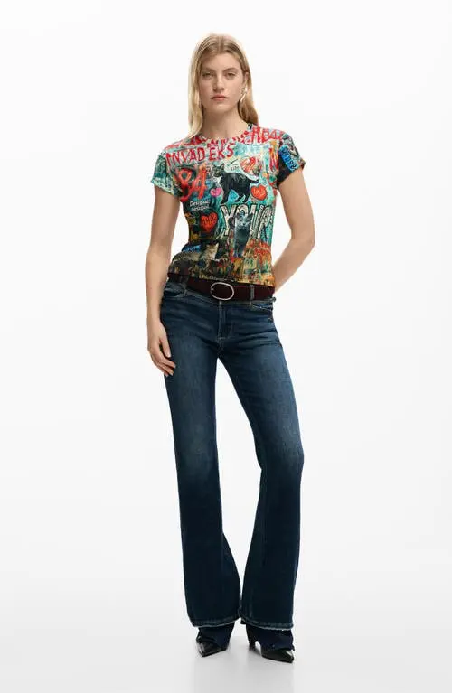 Desigual Graphic Motif T-shirt