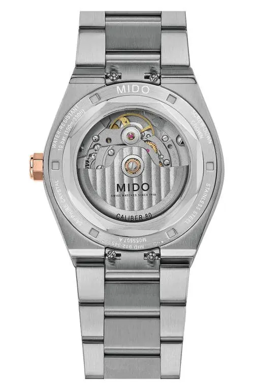 MIDO Multifort Two-tone Automatic Watch - Black
