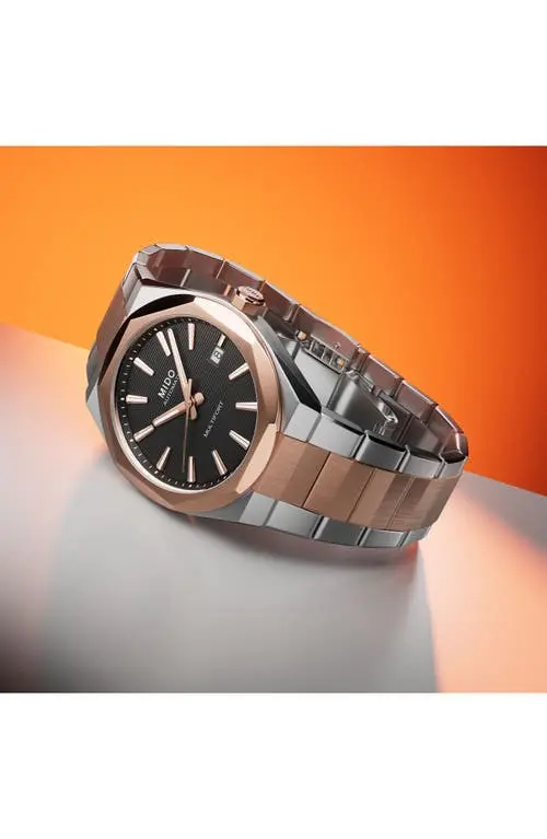 MIDO Multifort Two-tone Automatic Watch - Black