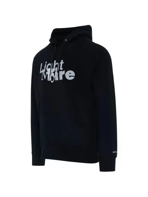 Sacai Graphic-print Drawstring Hoodie