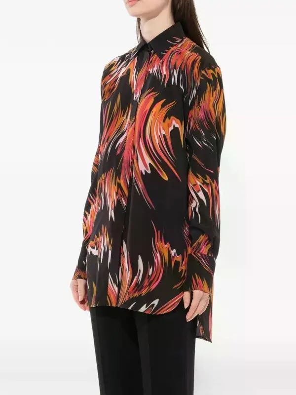 Givenchy Graphic Print Button-down Shirt