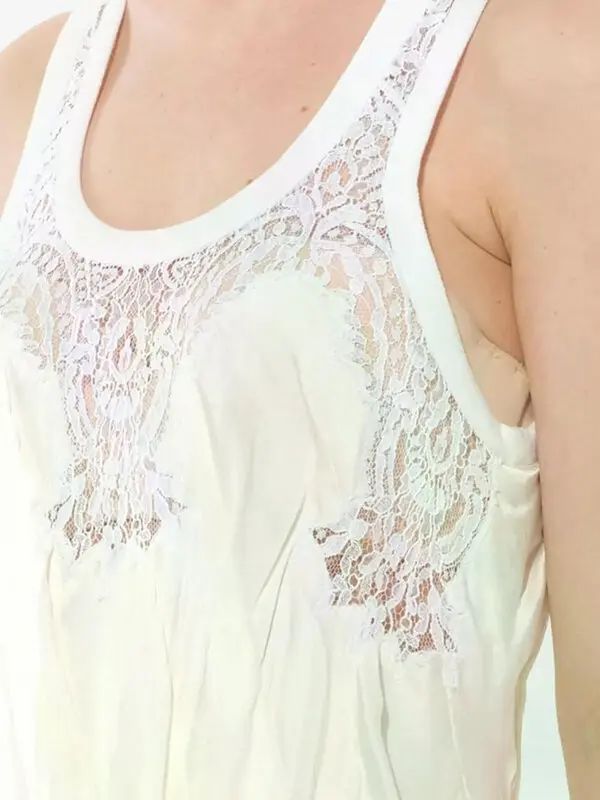 Givenchy Lace Detail Asymmetric Midi Dress