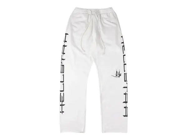 HELLSTAR Gothic Sweatpants - White
