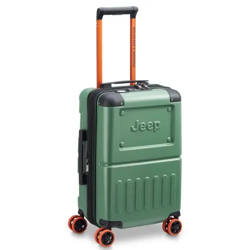 JEEP 19" Expandable Spinner Carry-on & Cylindrical Backpack Set - Green