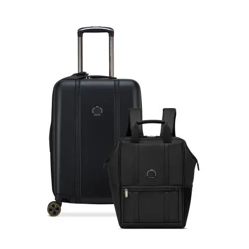 DELSEY PARIS Cadence 2-piece Luggage Set - Deep Black