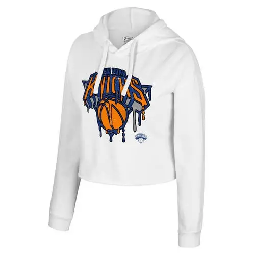 STADIUM ESSENTIALS New York Knicks Ice Cream Cropped Hoodie
