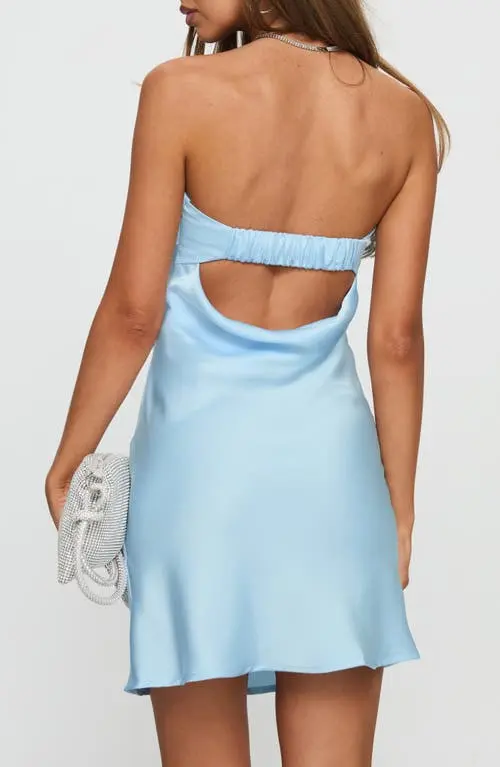 Princess Polly Phillipa Foldover Strapless Satin Minidress
