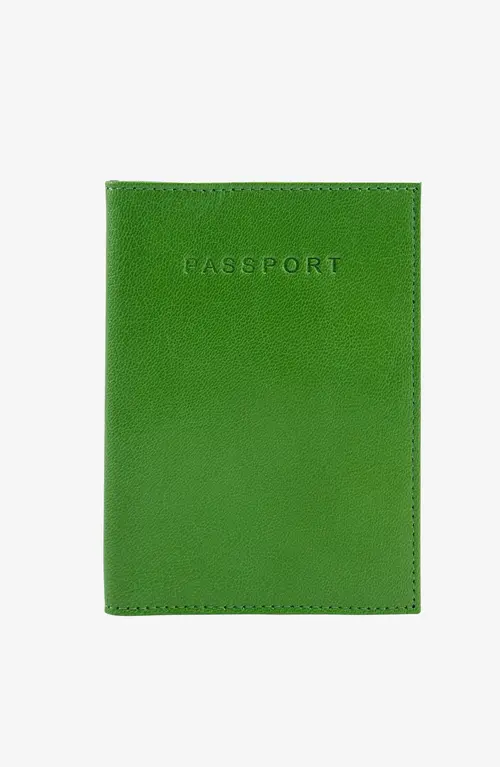 TUSK Siam Passport Cover - Grass/indigo