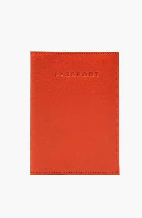 TUSK Siam Passport Cover - Orange/sky